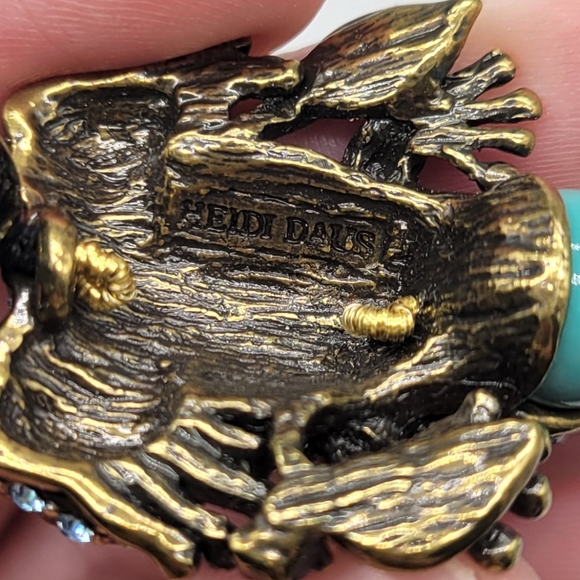 Heidi Daus | Jewelry | Heidi Daus Aquamarine Swarovski Crystal Frog ...